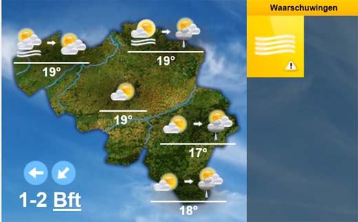 Weersverwachting voor de komende dagen - bouwenwonen.net